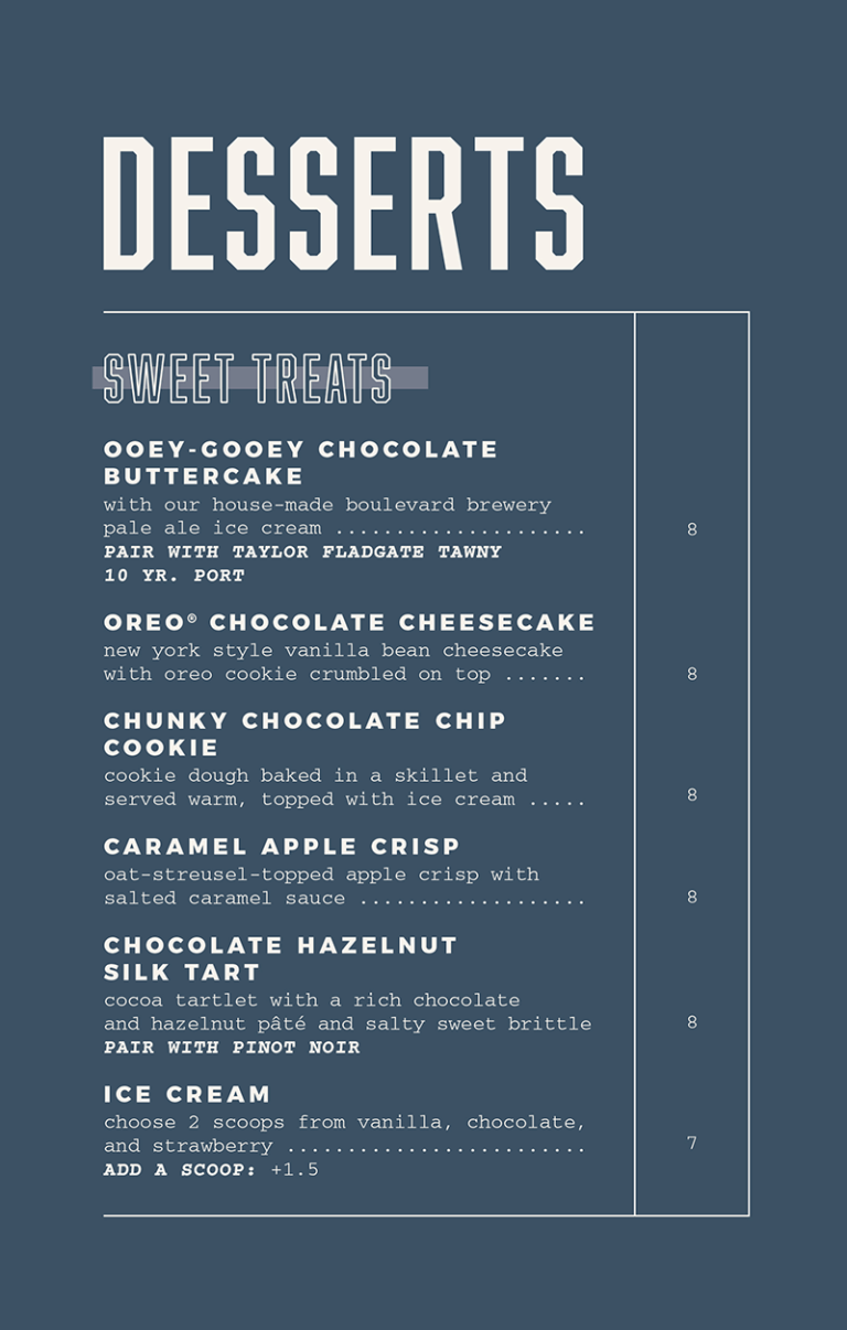 Spectators: Menu Set & Collateral – Graphic Design & Advertising