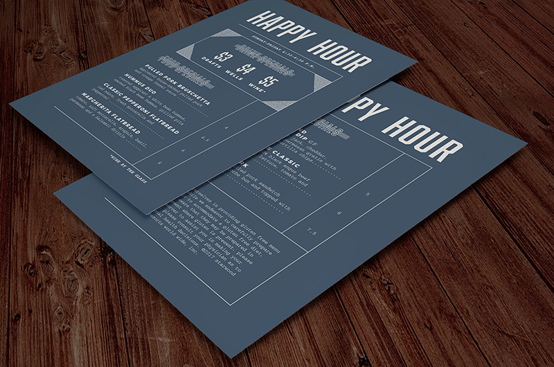 Spectators: Menu Set & Collateral – Graphic Design & Advertising