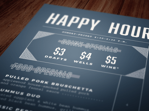 Spectators: Menu Set & Collateral – Graphic Design & Advertising