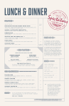 Spectators: Menu Set & Collateral – Graphic Design & Advertising